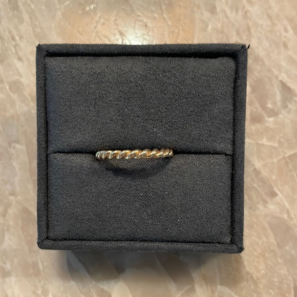 Pandora | Jewelry | Authentic Pandora 4k Gold Twist Band | Poshmark